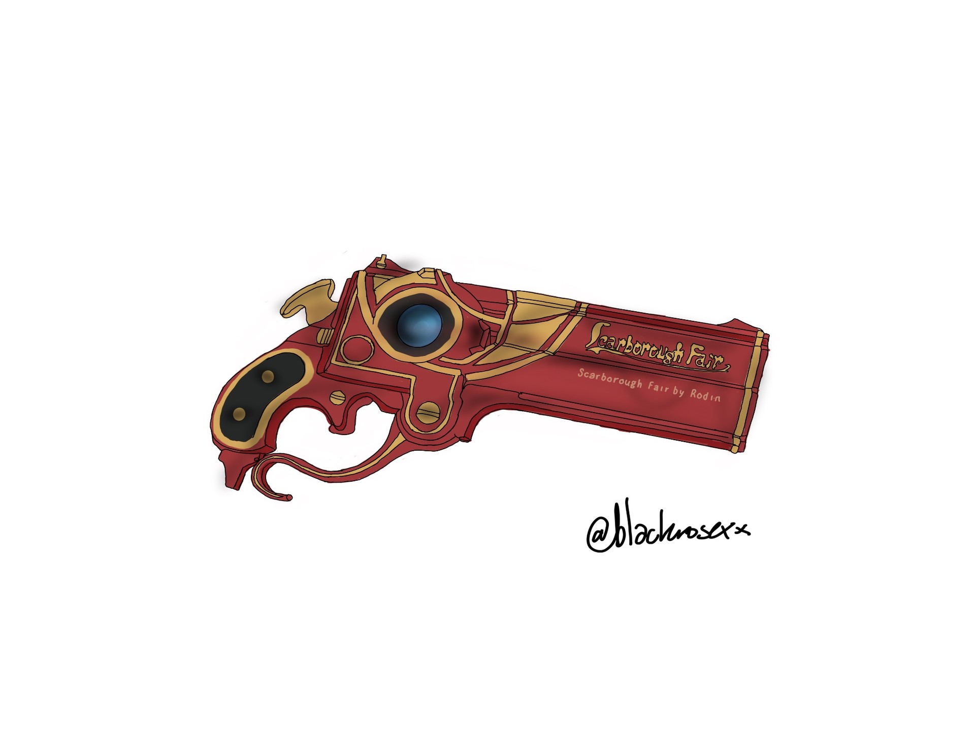 ArtStation - Bayonetta's gun