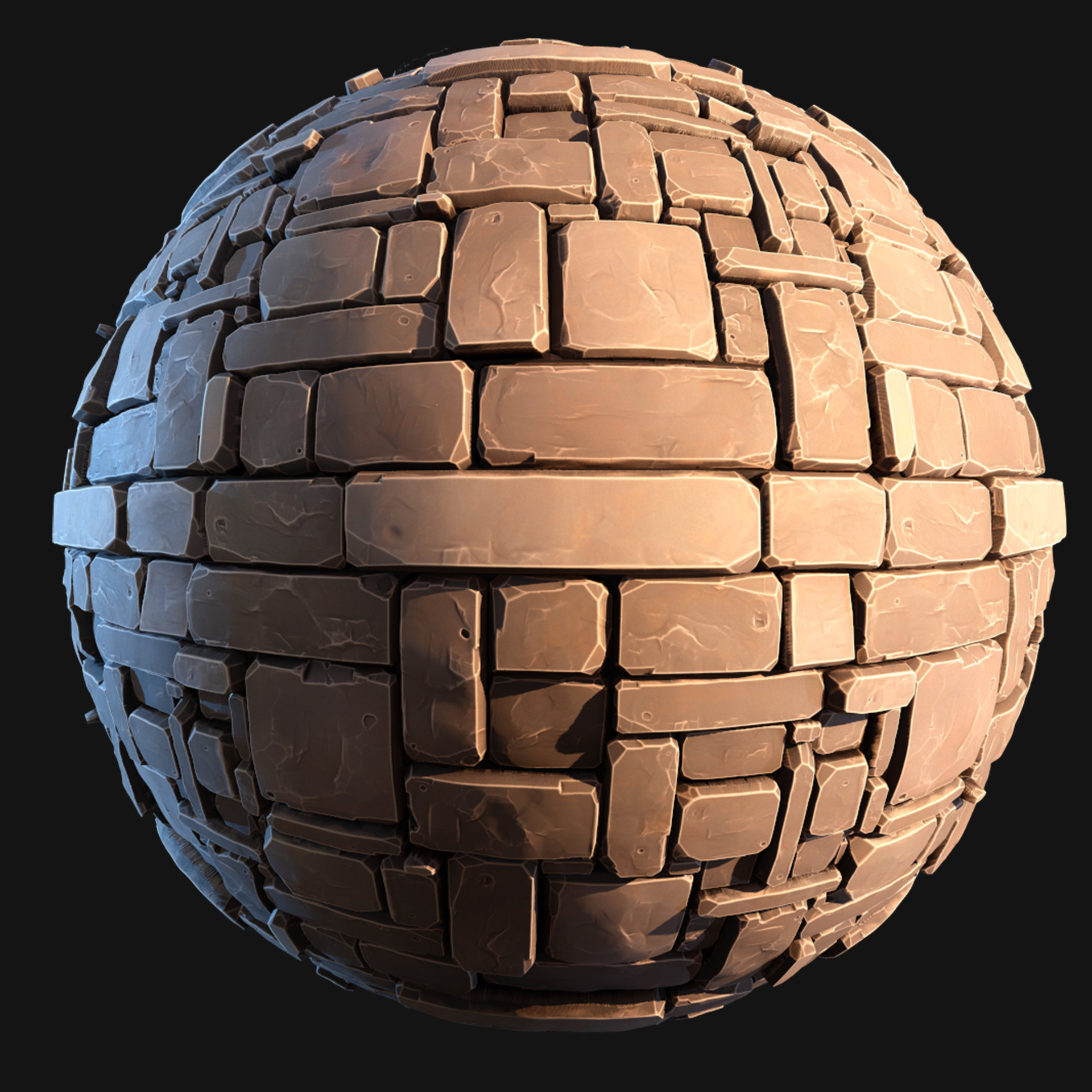 ArtStation - Stylized bricks