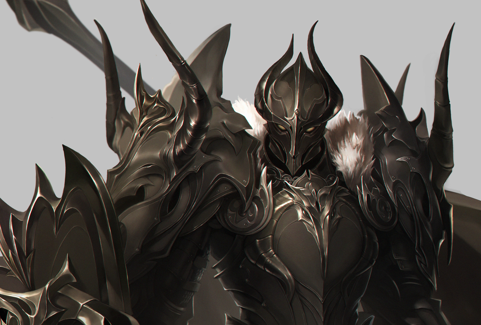 ArtStation - The black knight (Lancer)