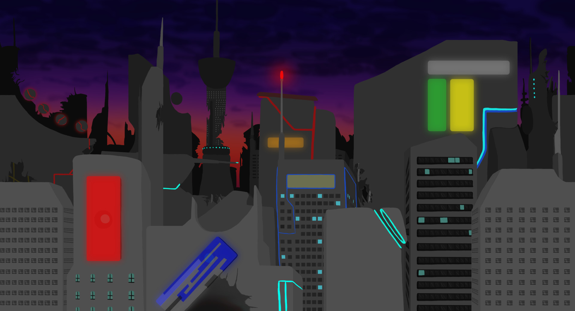 ArtStation - 'Shibuya Machine' - Shibuya Under Siege