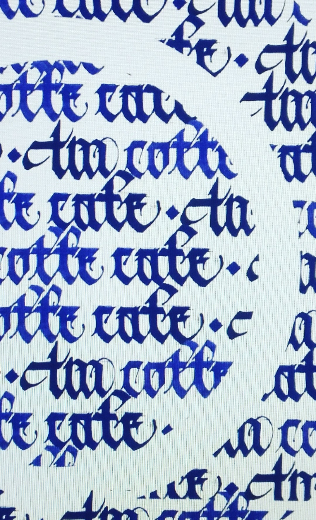 ArtStation - calligraphy sketch base