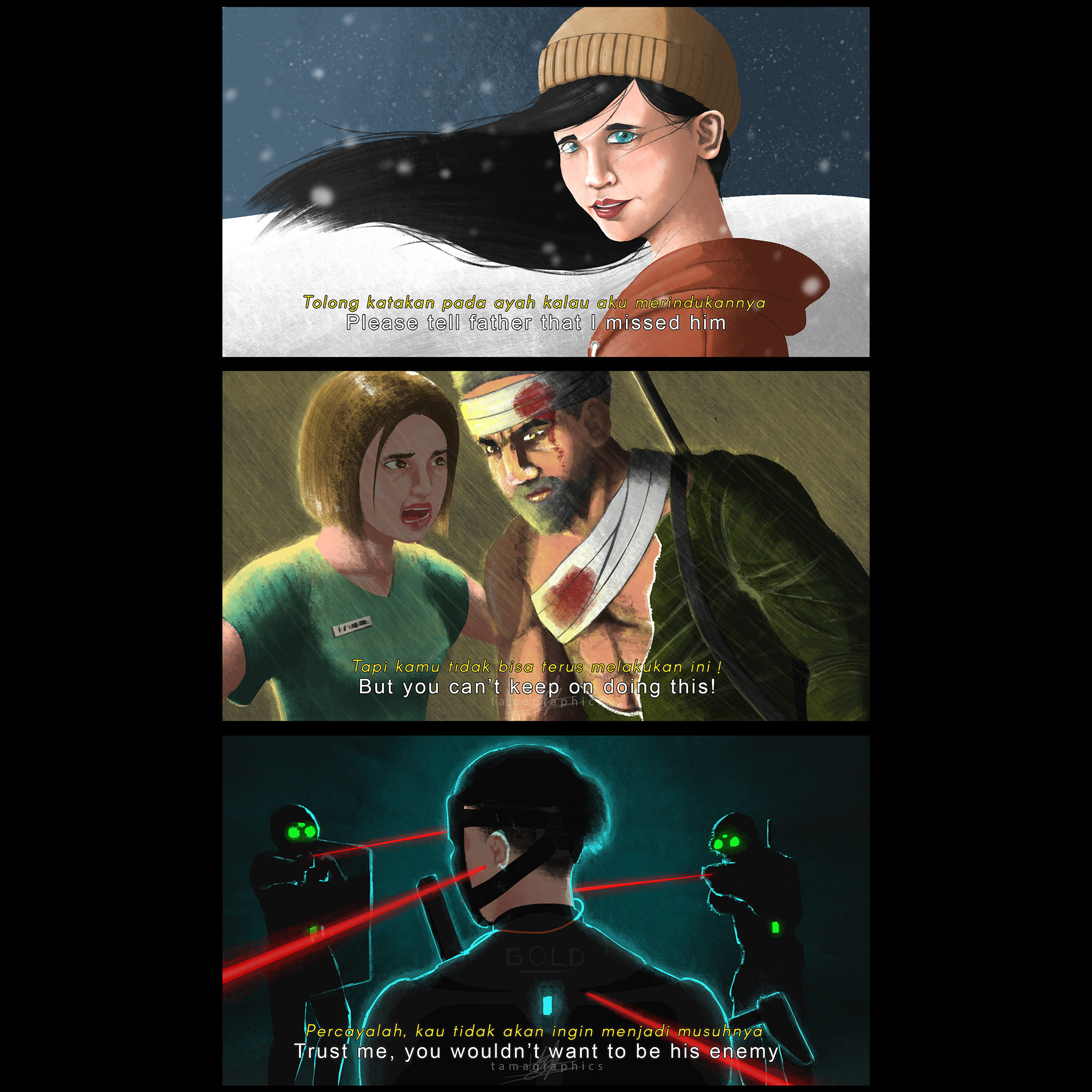 ArtStation - Concept Drawings: Dramatic