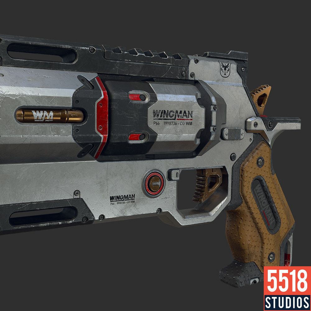 ArtStation - PBR Gun art test. Shots from engine.