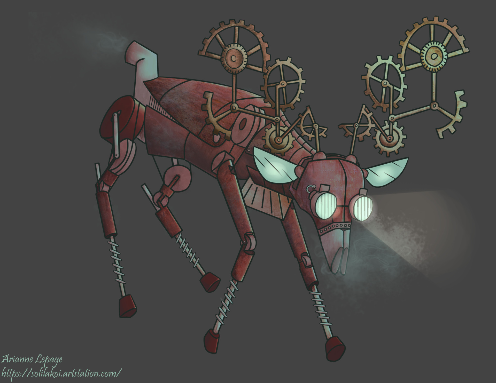 ArtStation - The Mechanical Deer