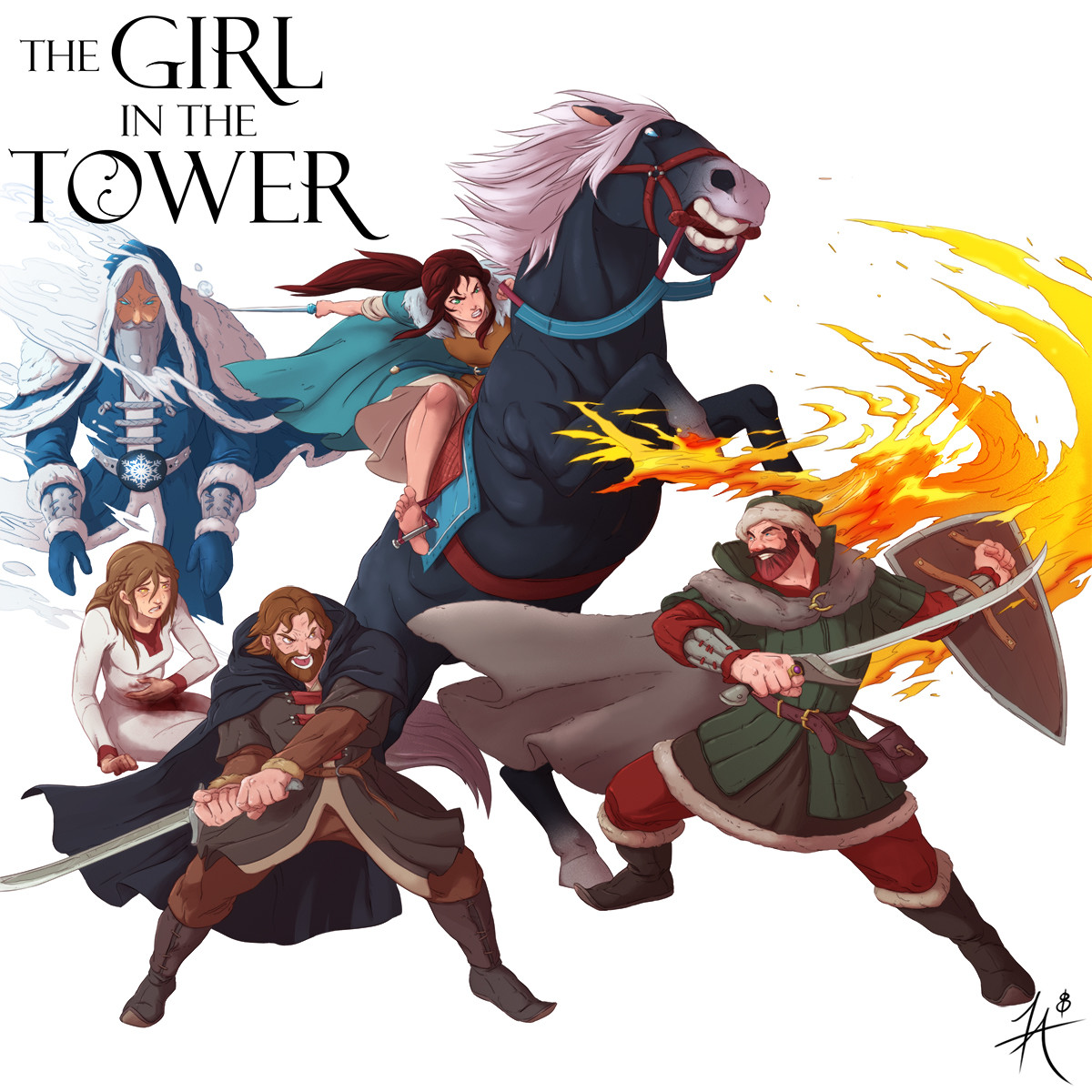 ArtStation - The Girl in the Tower