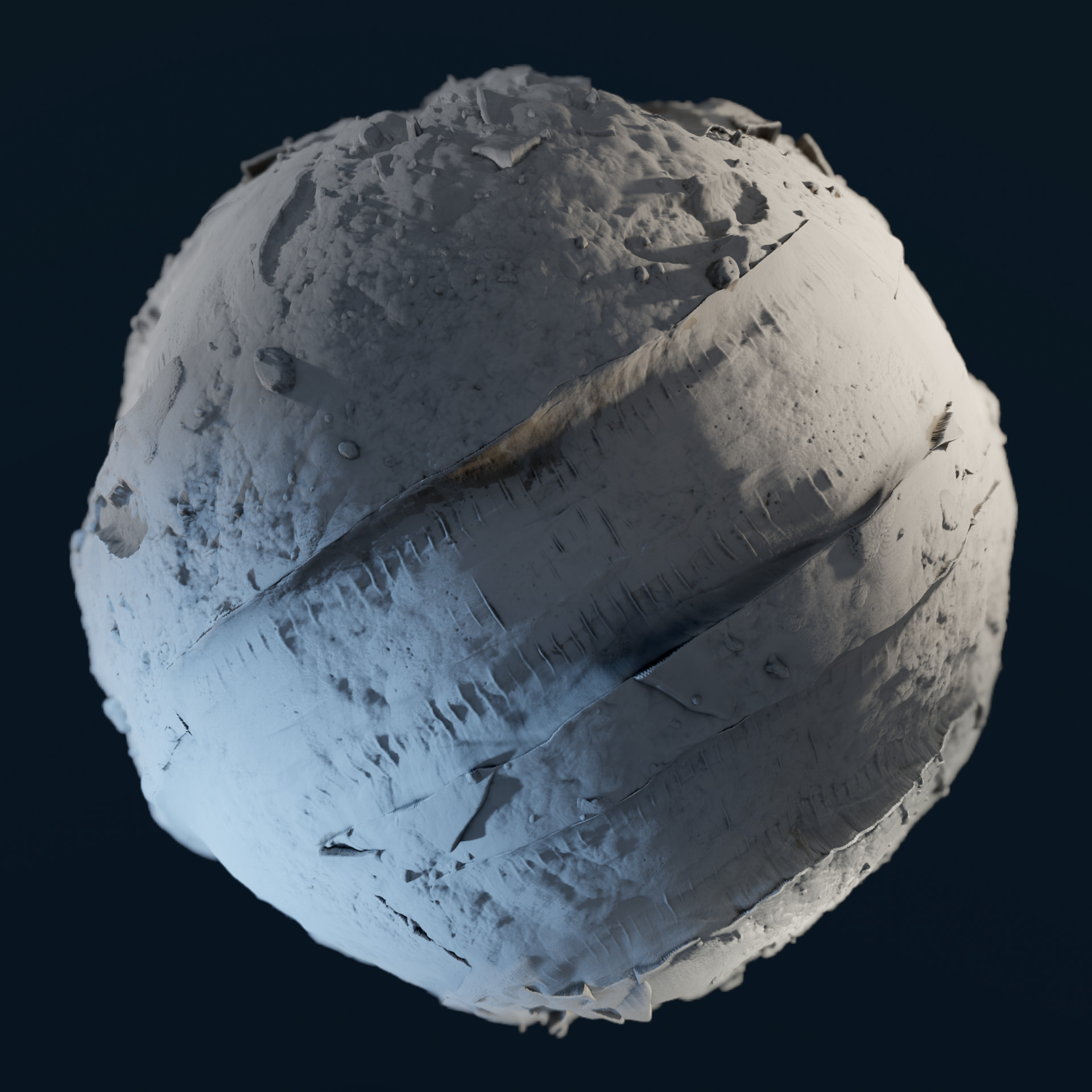 ArtStation - Procedural Snow with tire tracks Material