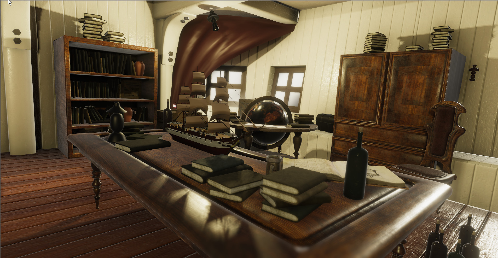 ArtStation - USS Constellation Interior