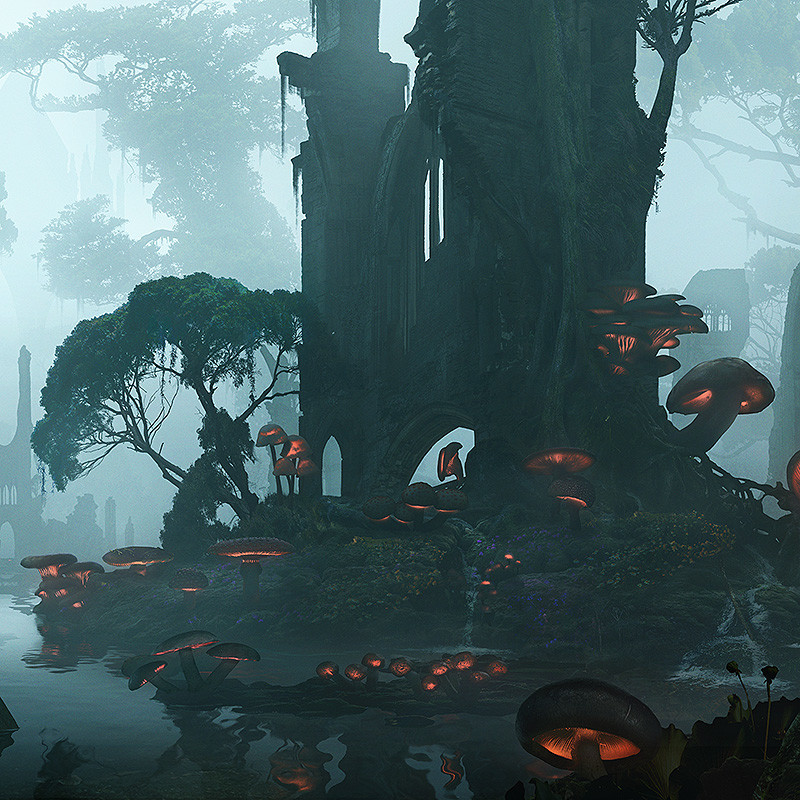 ArtStation - Mushroom Forest