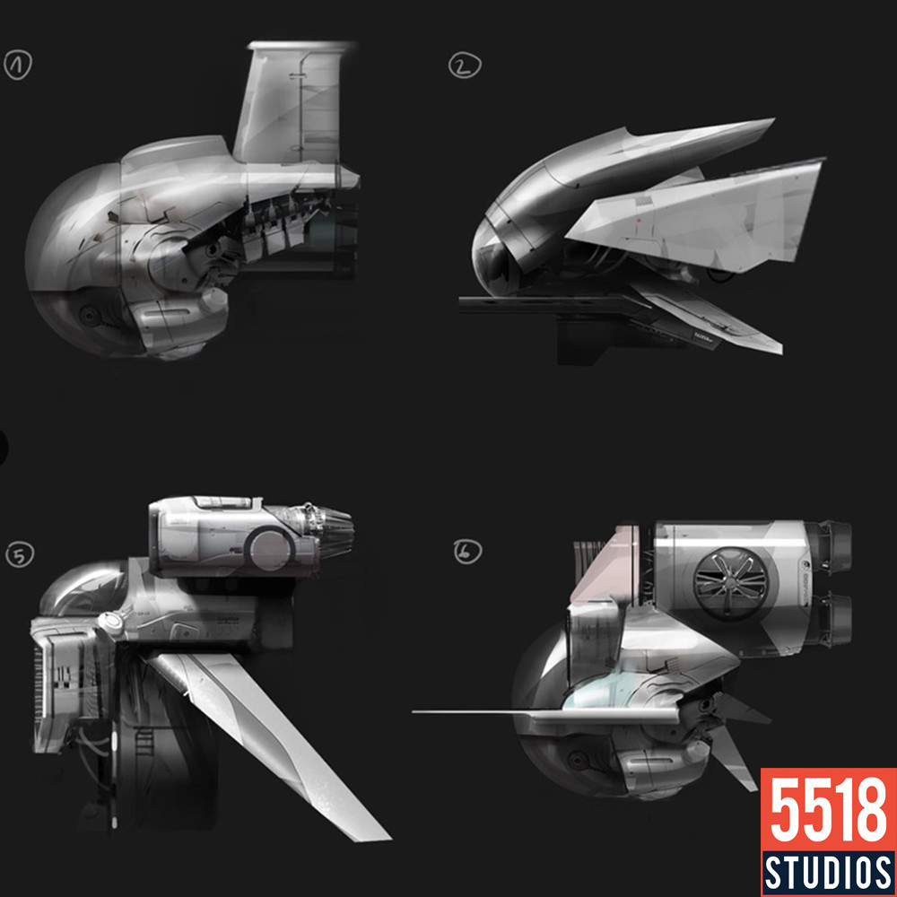 ArtStation - Drone designs concept art