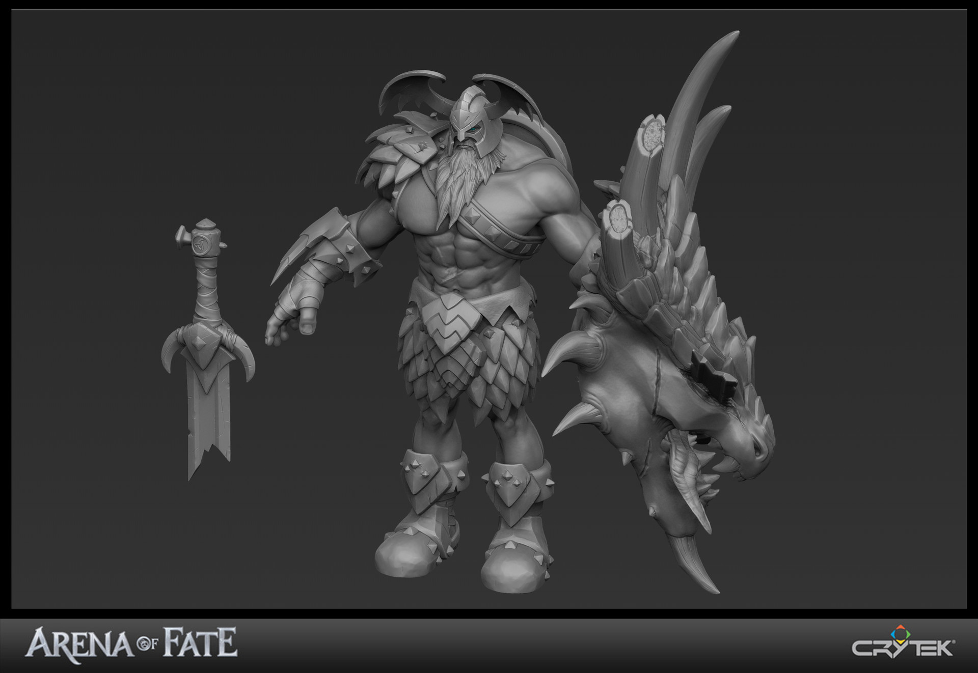ArtStation - Arena of Fate - Beowulf - Dragonslayer skin