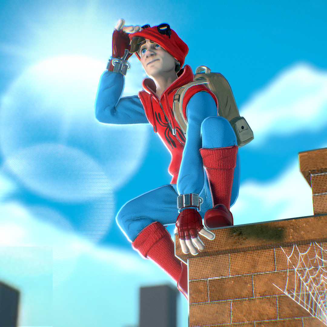 ArtStation - 3D stylized Spider-man