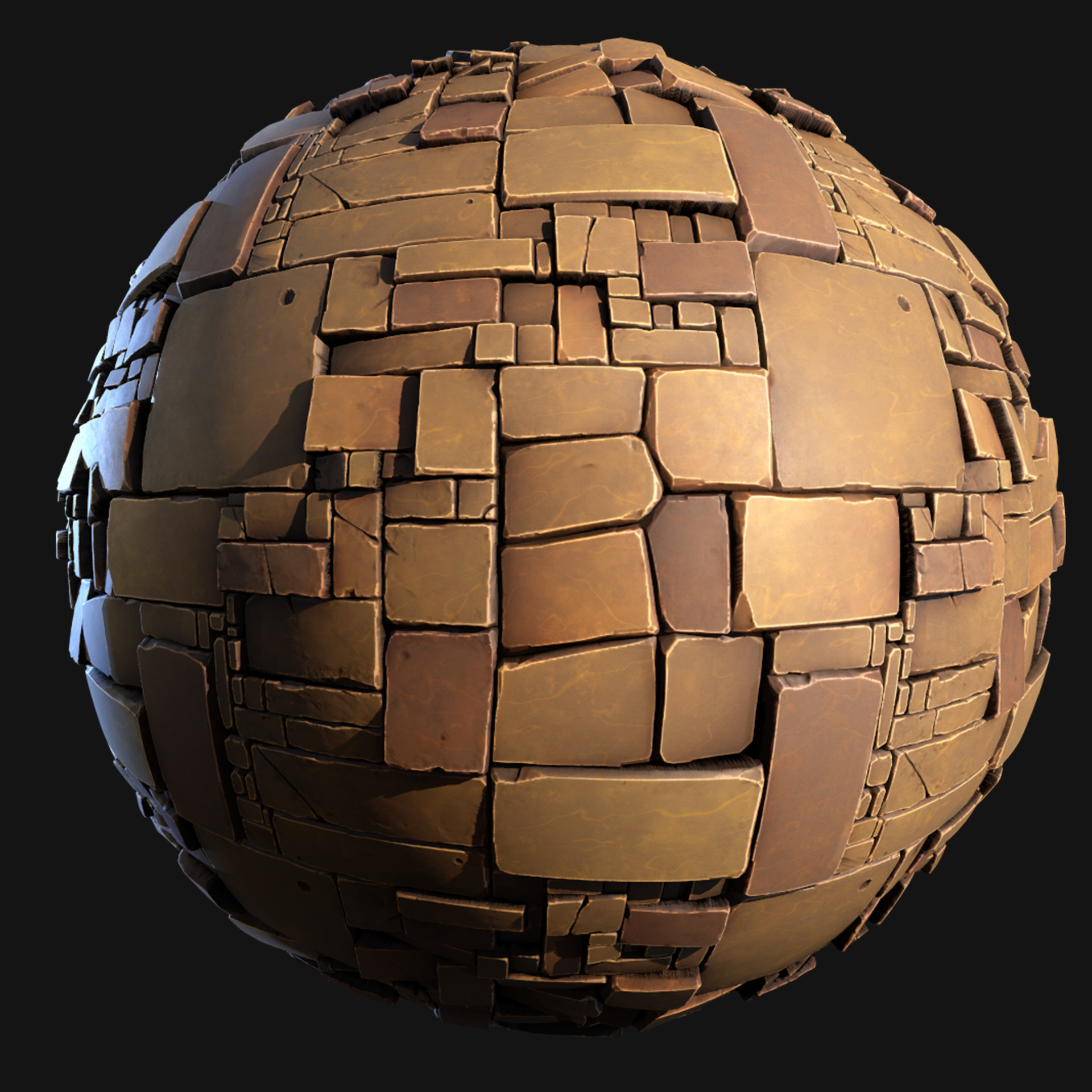 ArtStation - Stylized stone floor