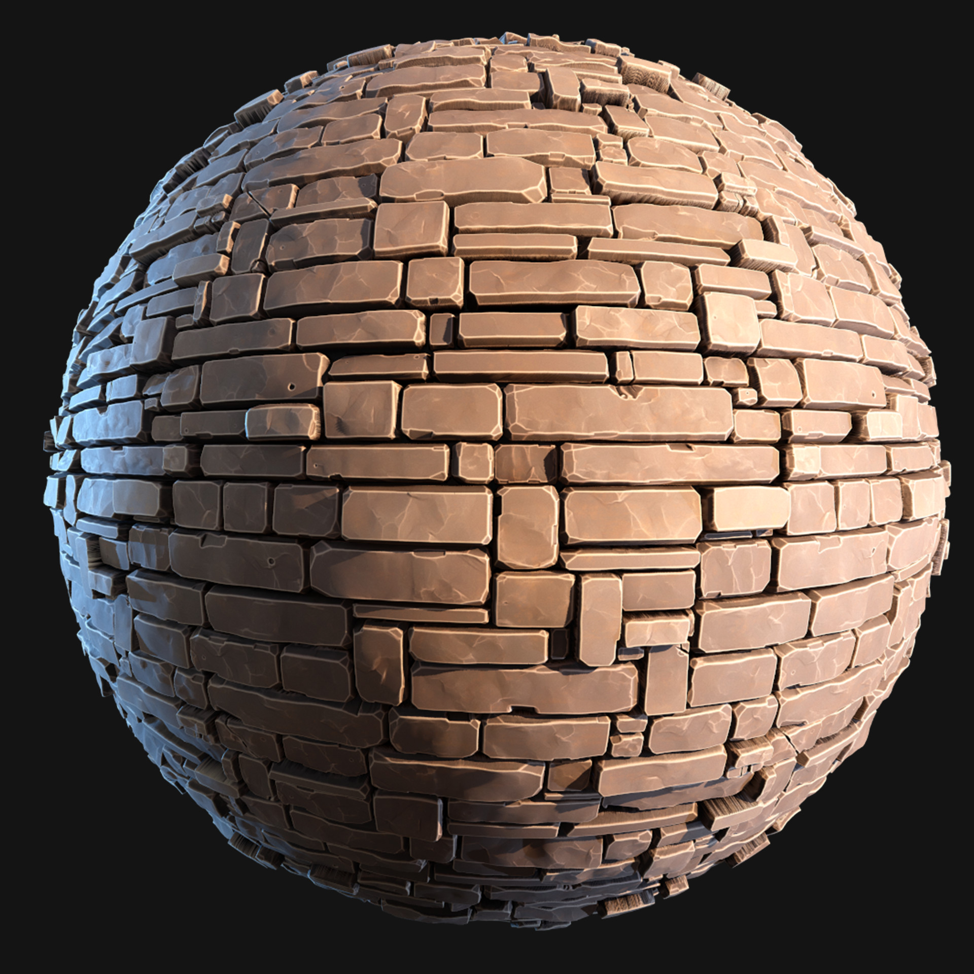 ArtStation - Stylized small bricks
