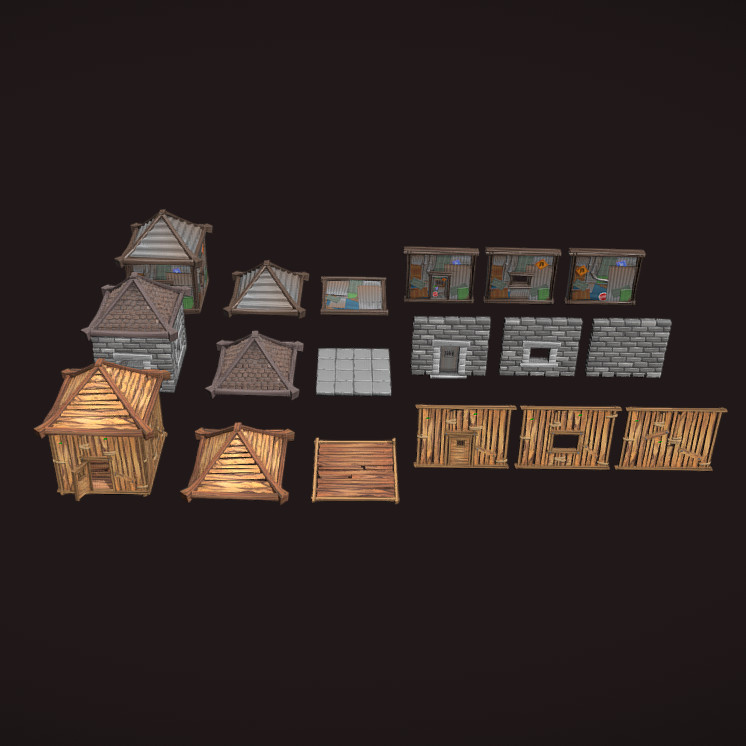 ArtStation - Stylized Assets Set - Inspired by Fortnite