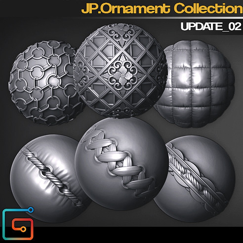 ArtStation - JP.Ornament Alpha/Trim/Tile Collection Update_02