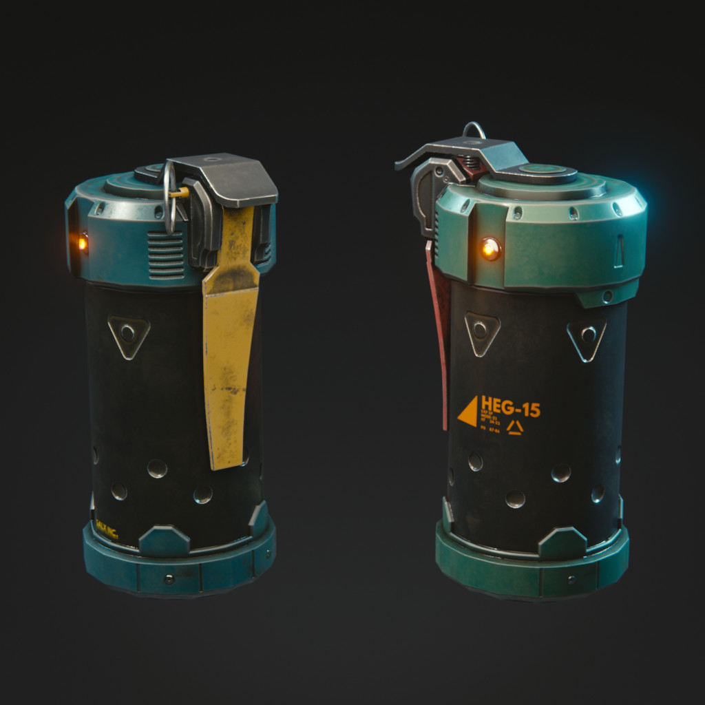 ArtStation - Grenade HEG-15
