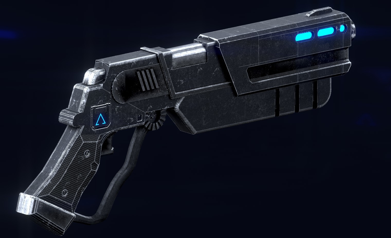 ArtStation - Grunge Energy Pistol
