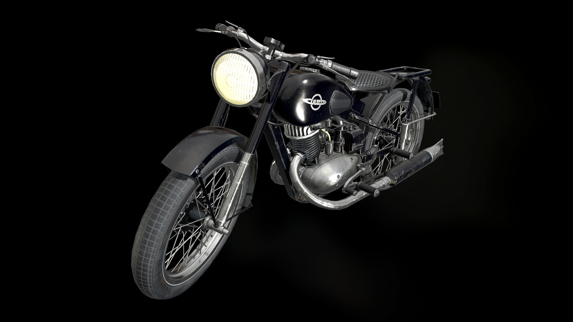 ArtStation - Motorbike Izh-49