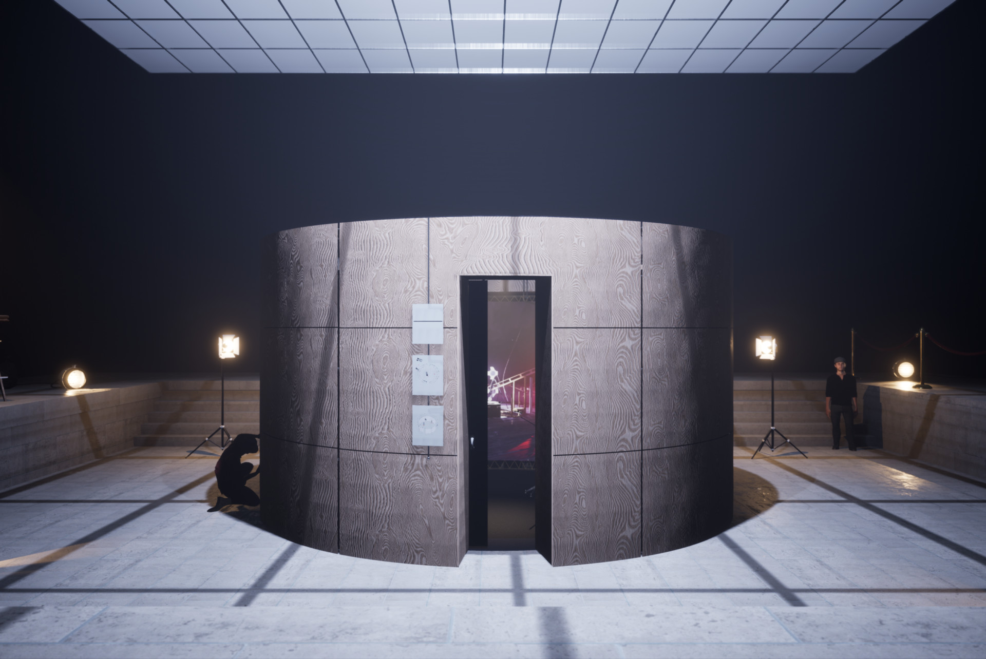 ISSI STUDIO - "Sensitive structure", immersive space for UE4