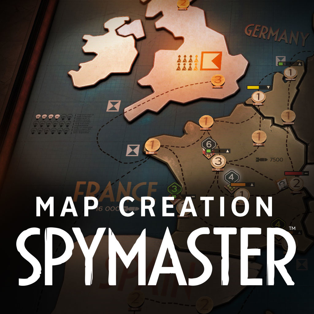 ArtStation - Map of Europe for "Spymaster"