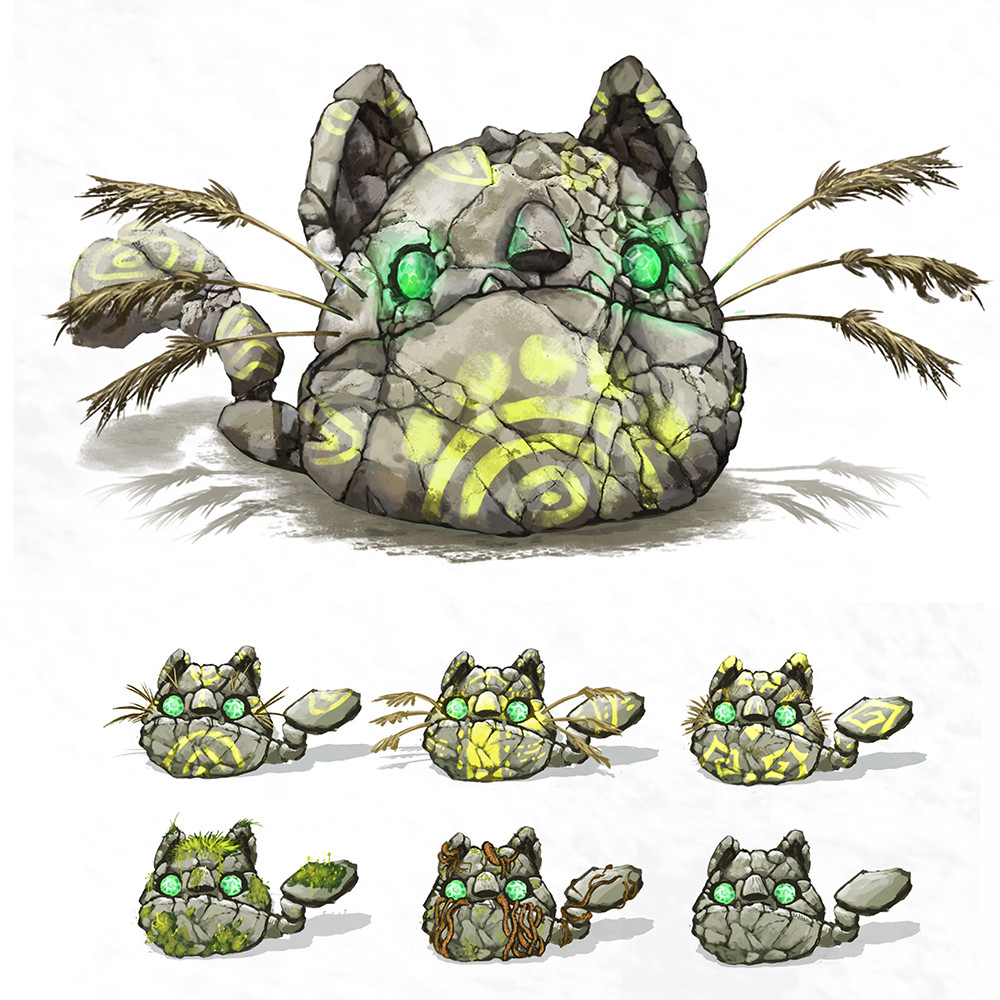 ArtStation - Rock-Cat Concept