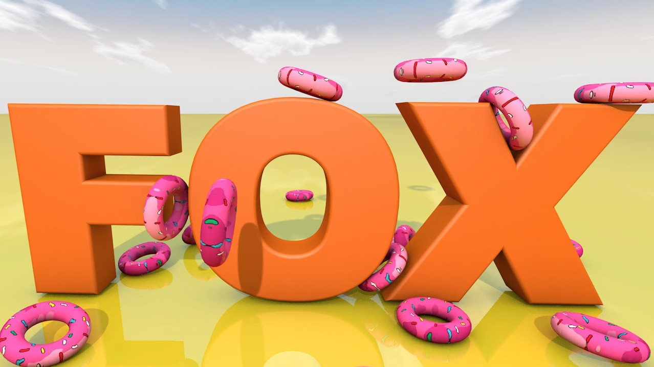 ArtStation - Vinheta FOX Donuts