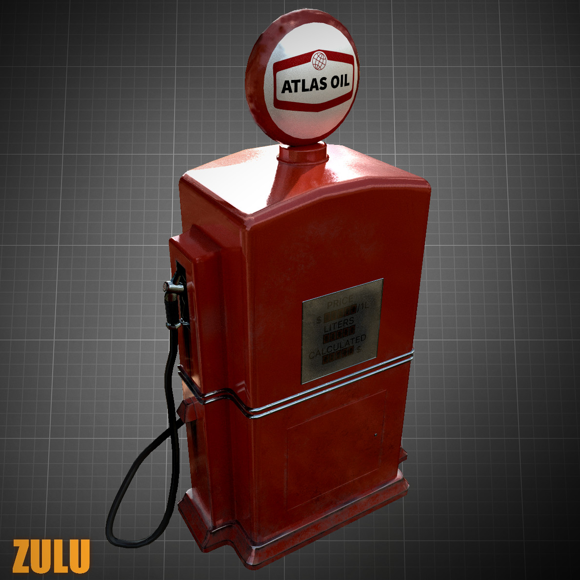 ArtStation - Vintage fuel pump