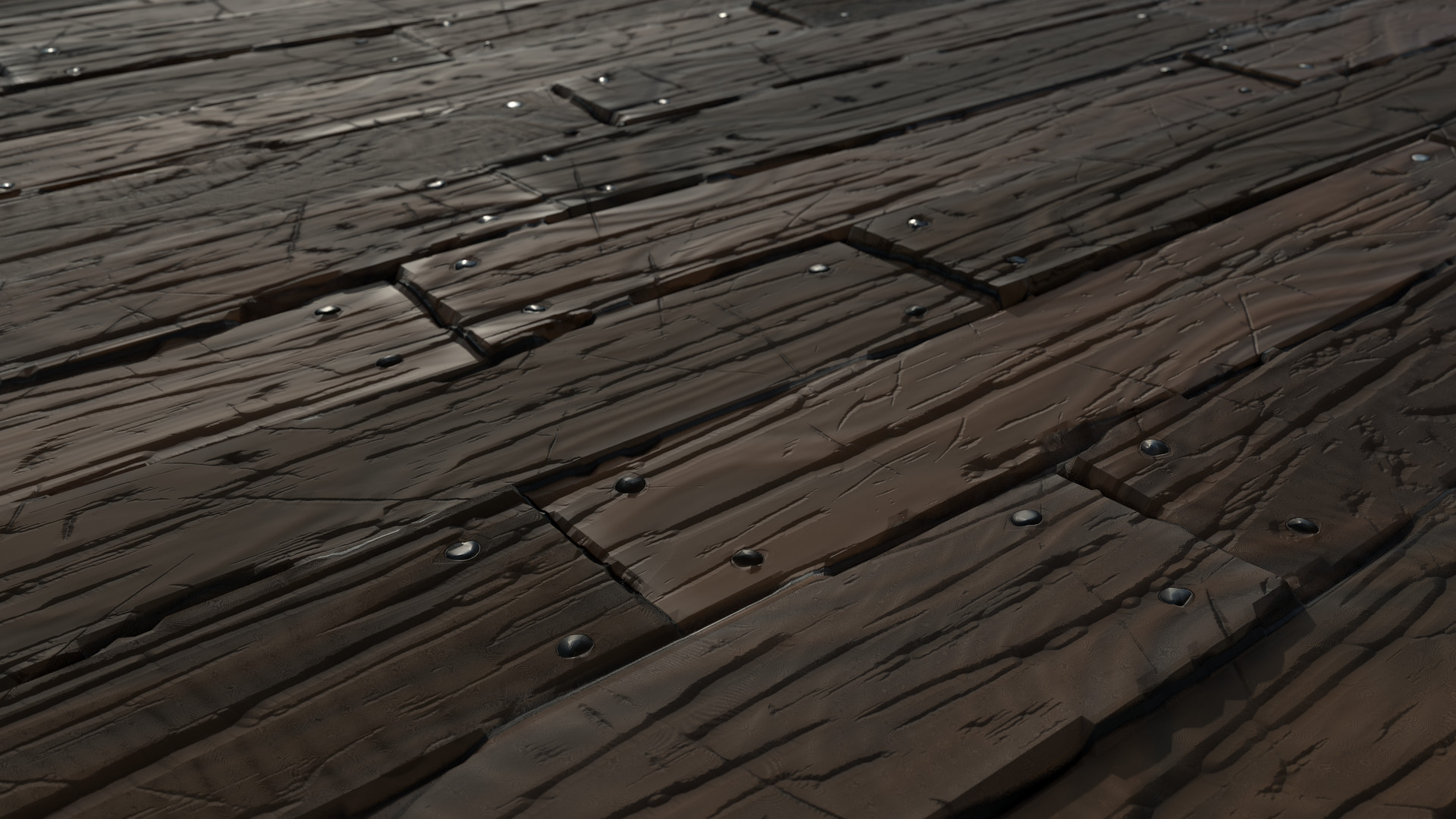 ArtStation - Stylized Wood Floor