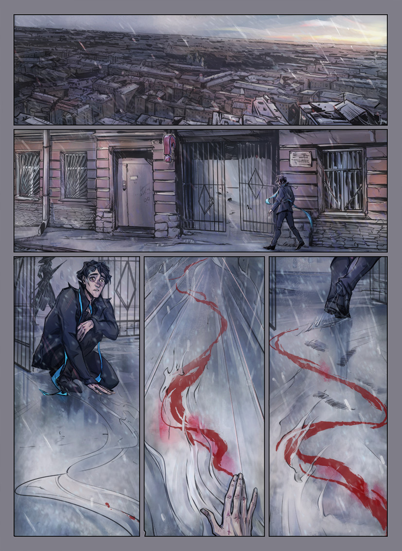 ArtStation - Comic page| line