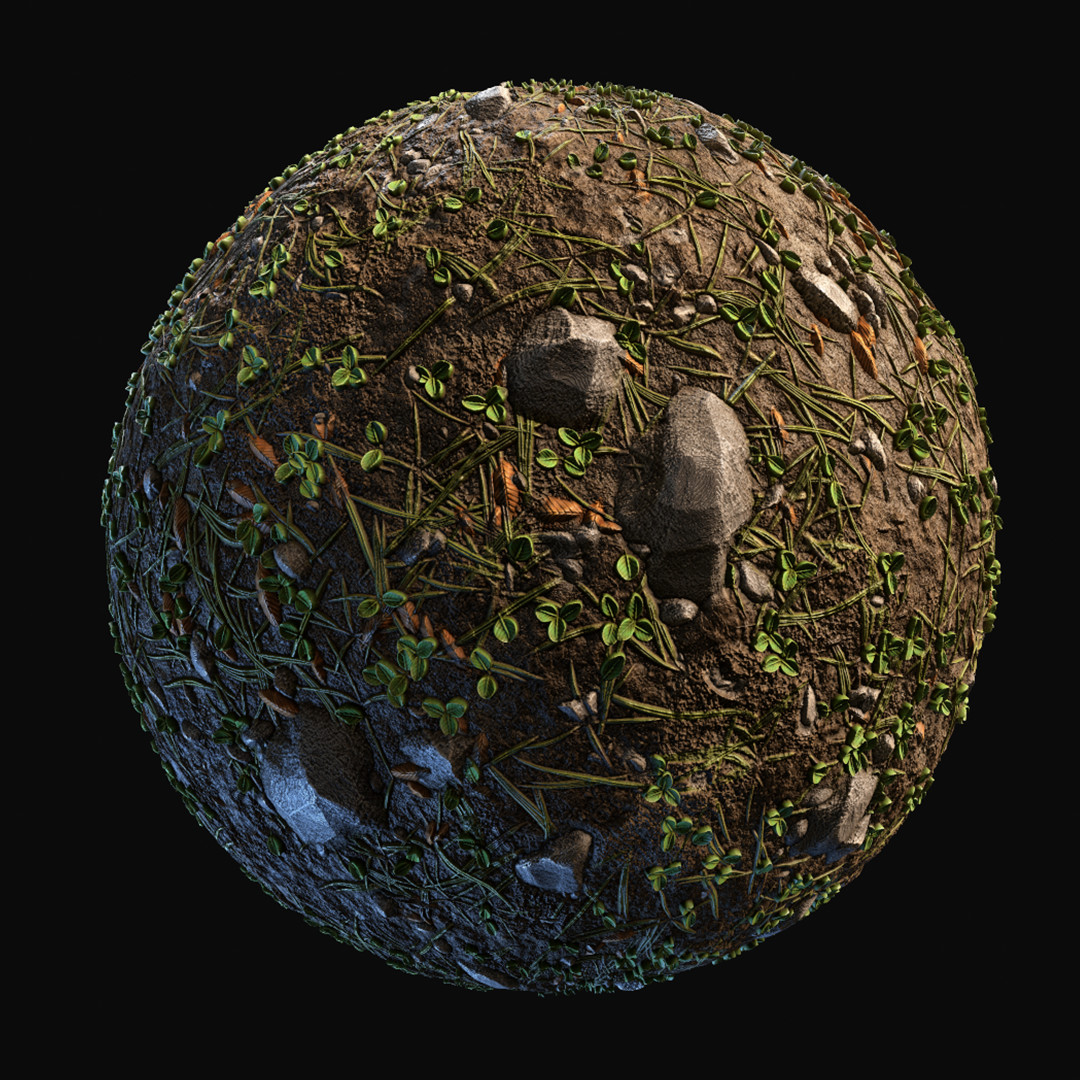 ArtStation - Stylized Procedural Ground Texture