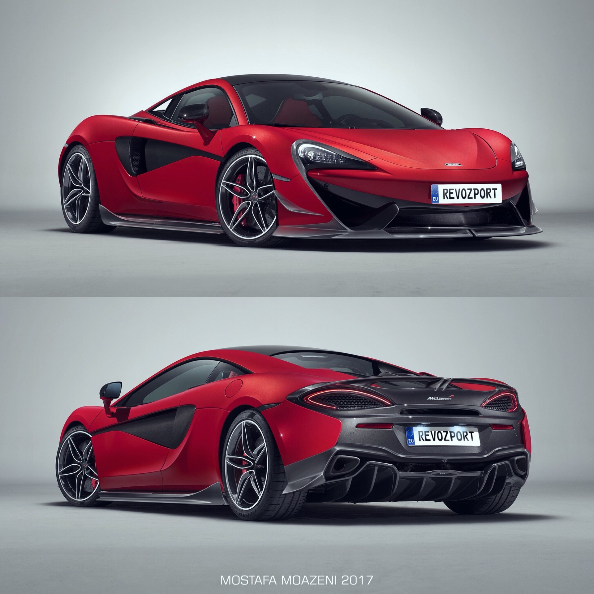 ArtStation - Revozport Mclaren 570S 2017 Full body kit