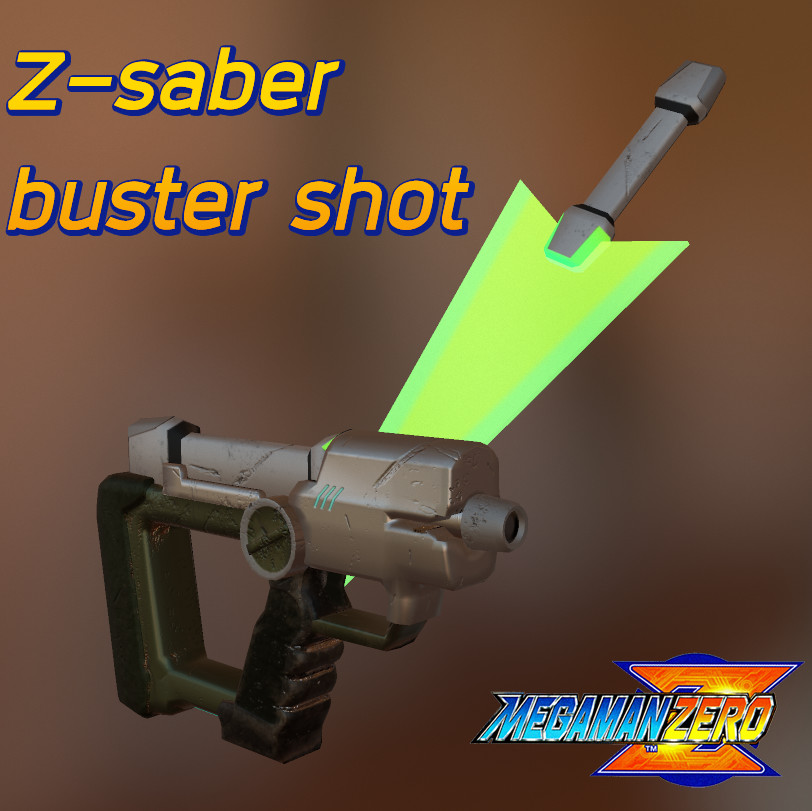 ArtStation - Z-saber/Buster shot