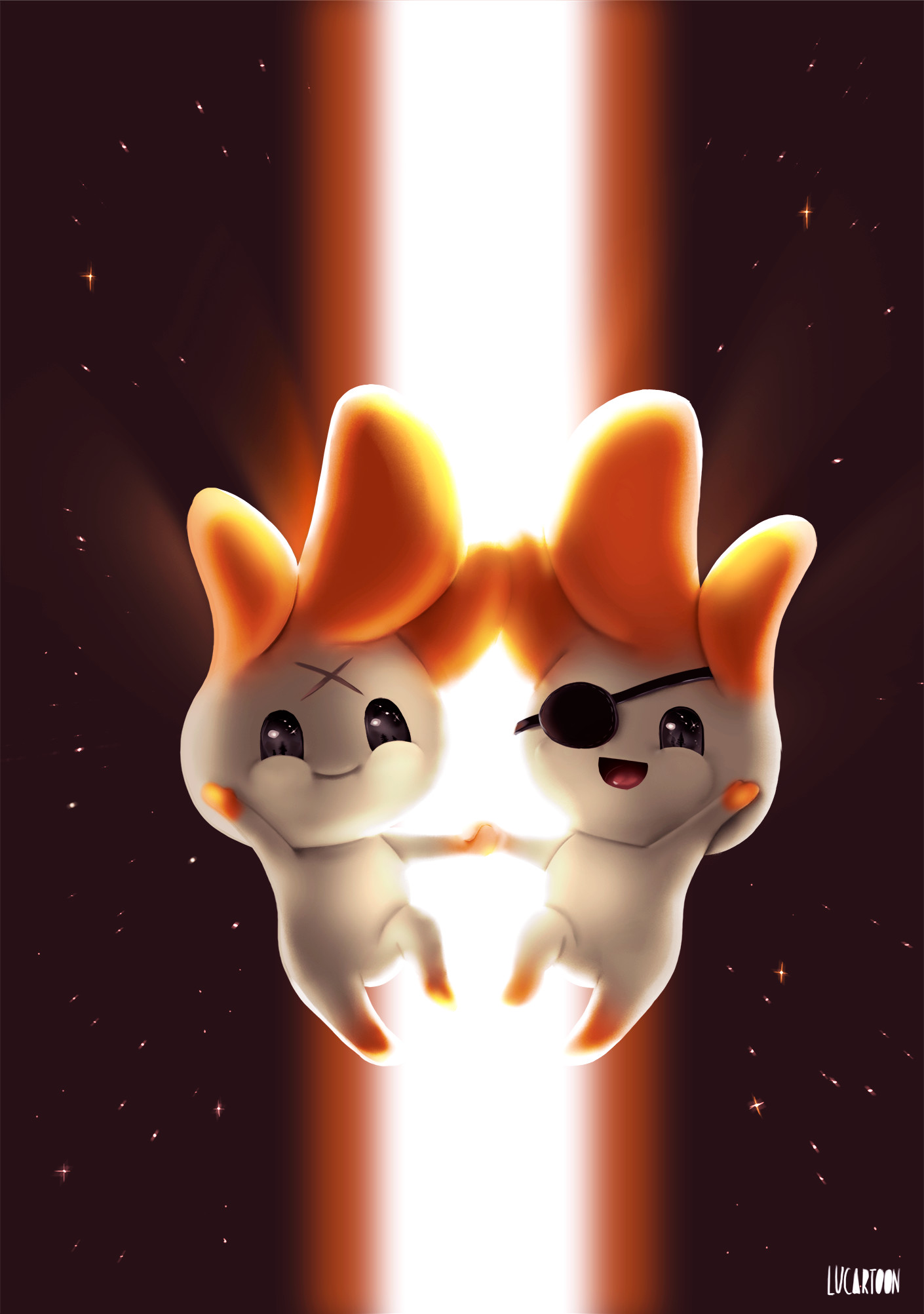 ArtStation - Miss Fortune's Star Guardian pets: Boki and Baki