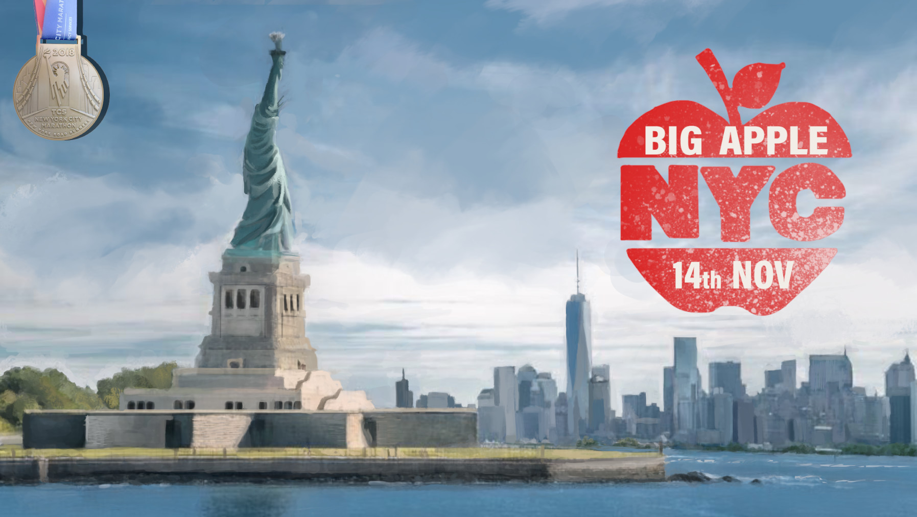 ArtStation - Big Apple NewYork (COMMISSION)