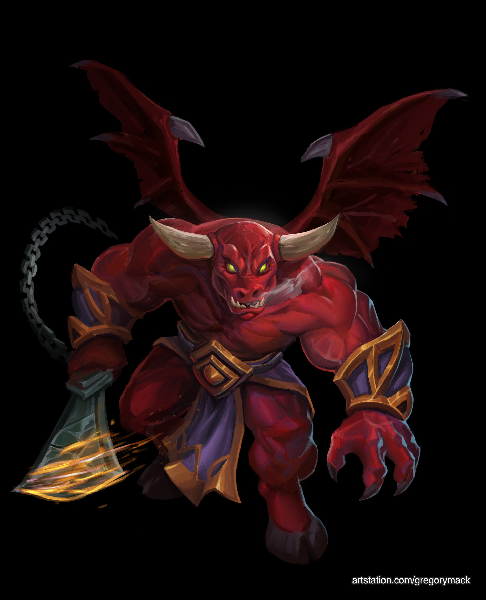 ArtStation - Megademon, Diablo II Fanart, Greg Mack