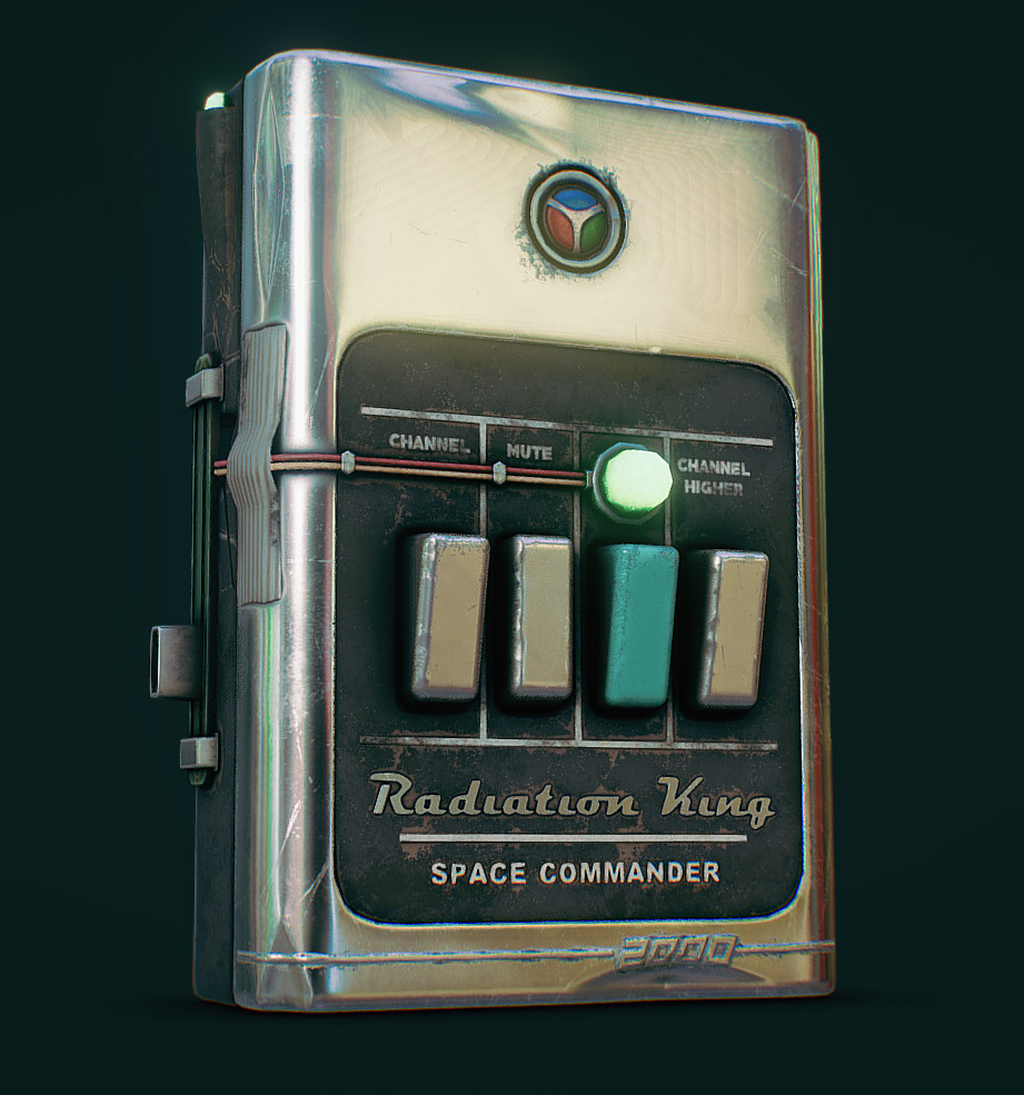 ArtStation - Fallout Slave Collar Detonator/Radiation King TV Remote