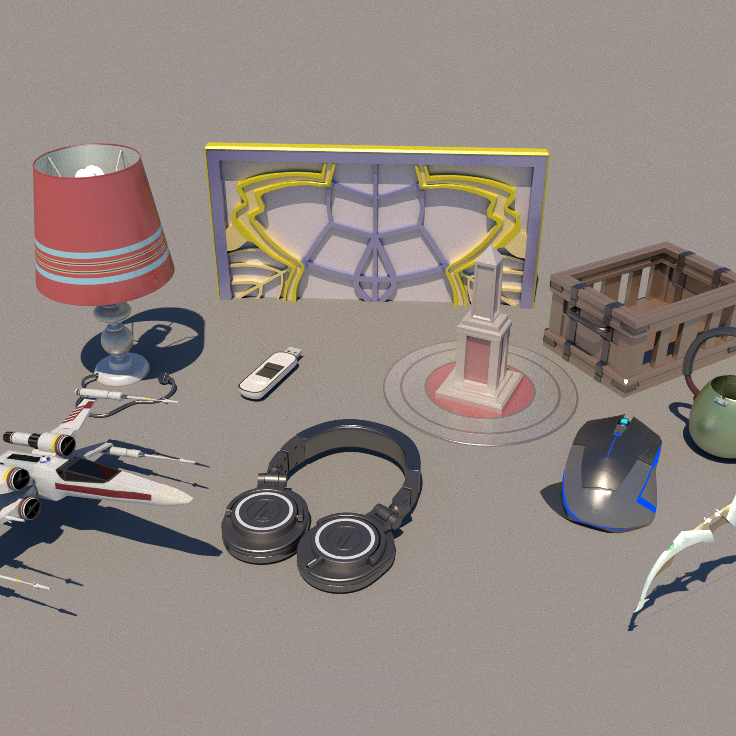 ArtStation - 10 Basic Variety Models