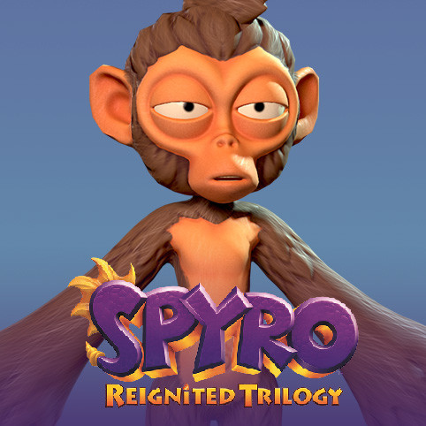 ArtStation - Spyro Reignited Trilogy - Scorch Monkey