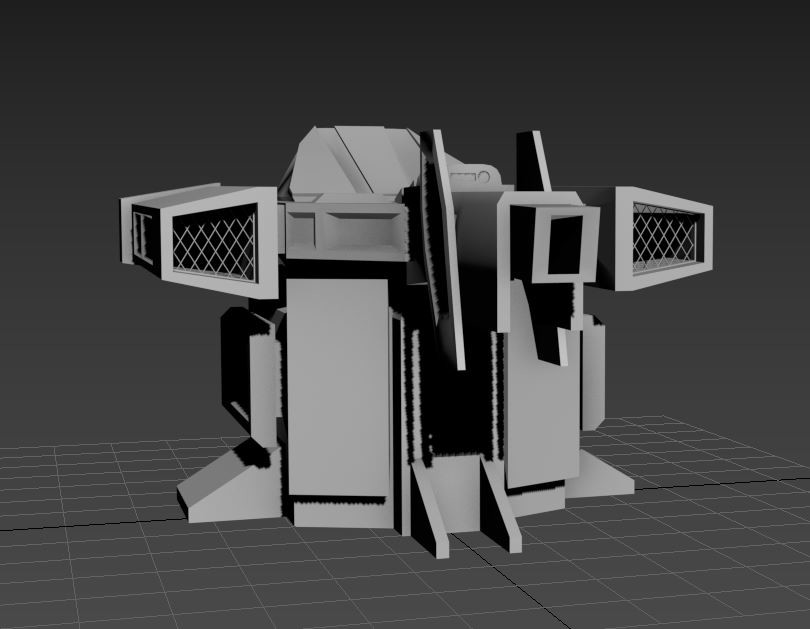 ArtStation - Unused Concept Turret 1