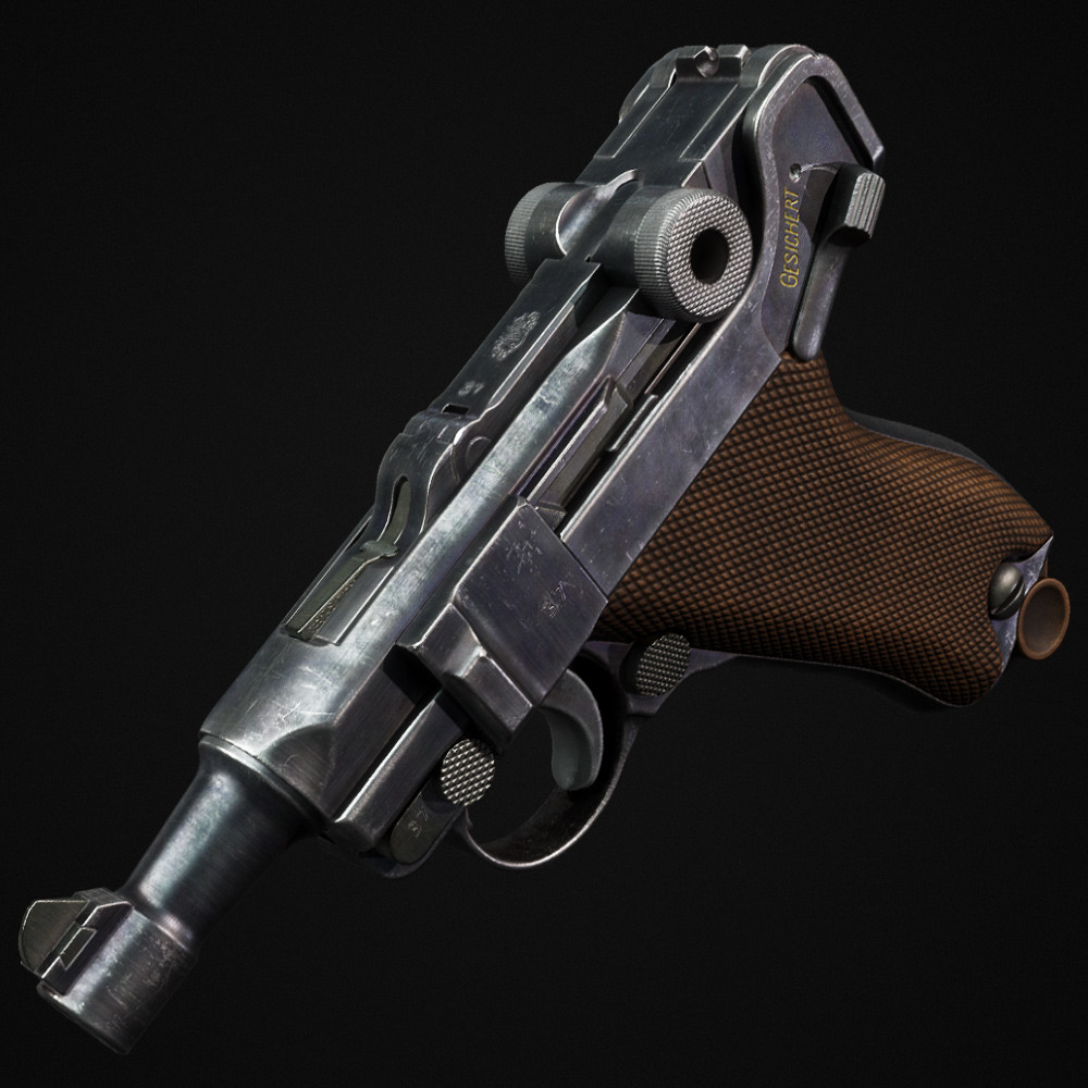 ArtStation - Mini Luger