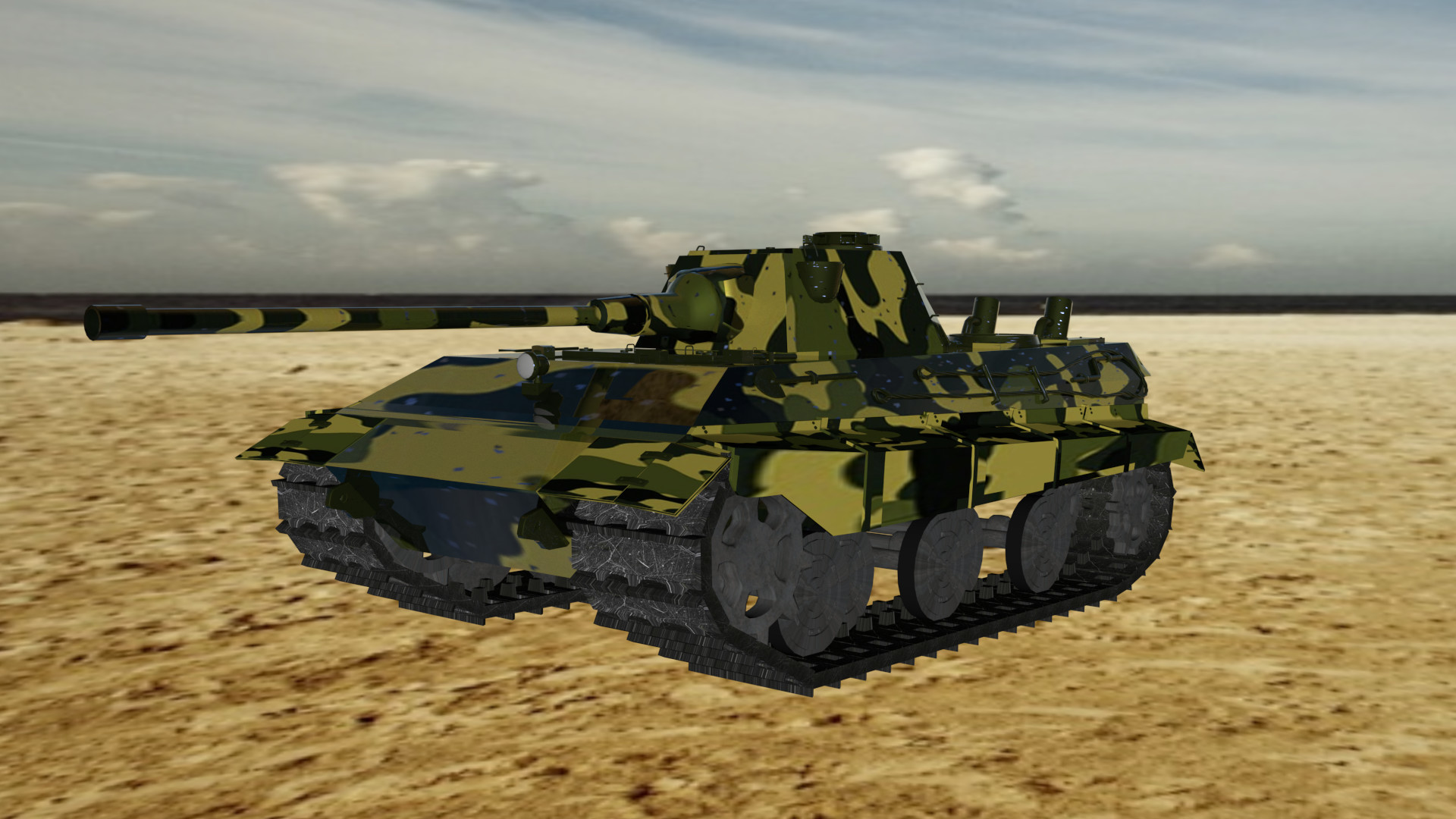 ArtStation - Tank_3D_Model
