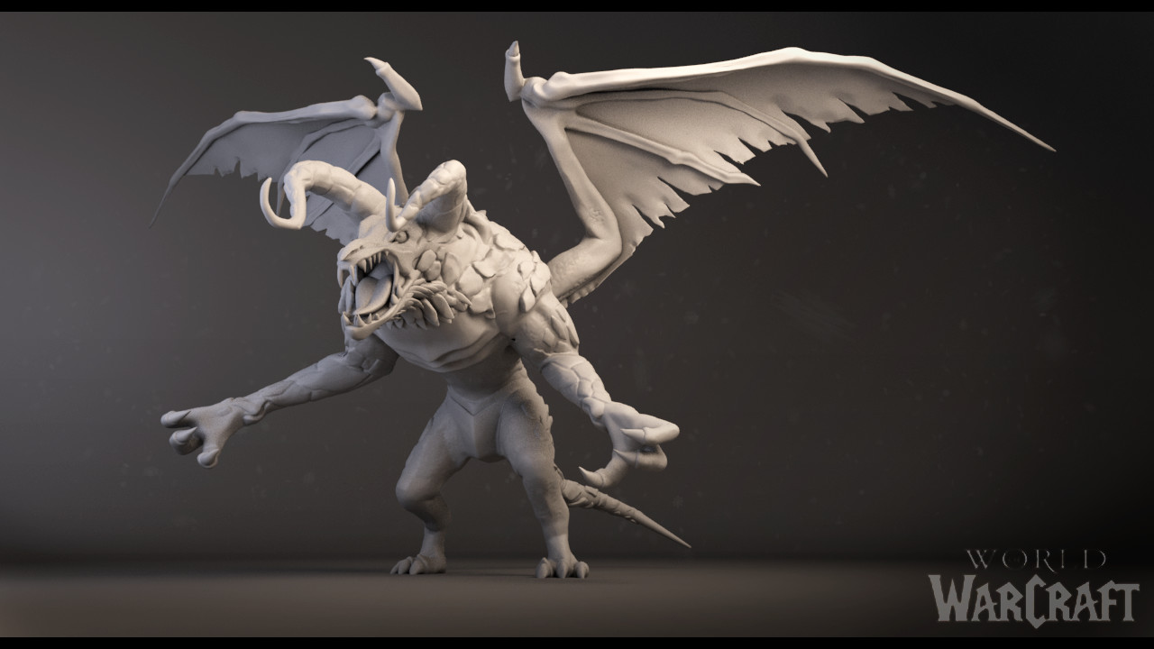 ArtStation - Felhound of Sargaeras (WoW)