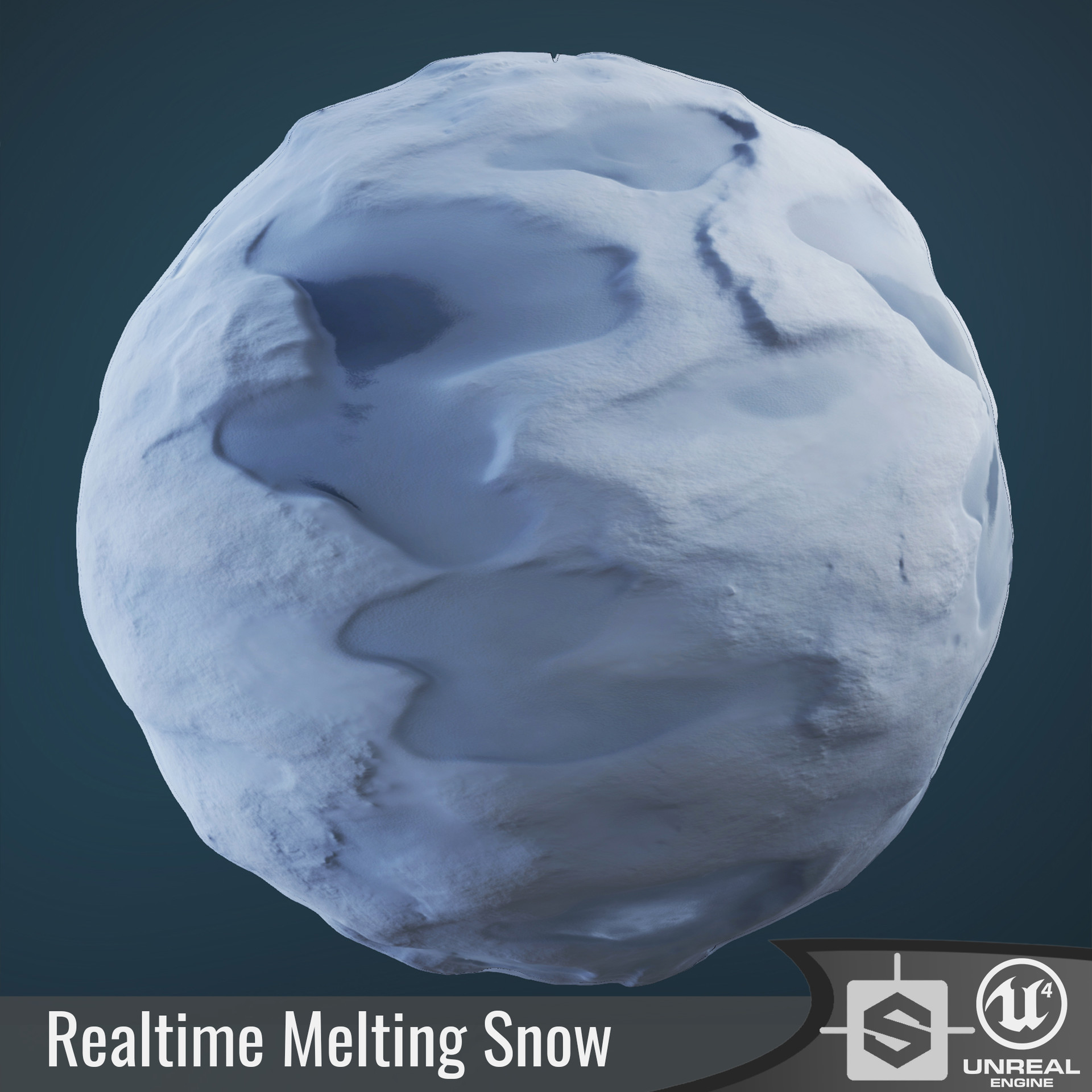 ArtStation - Realtime Melting Snow
