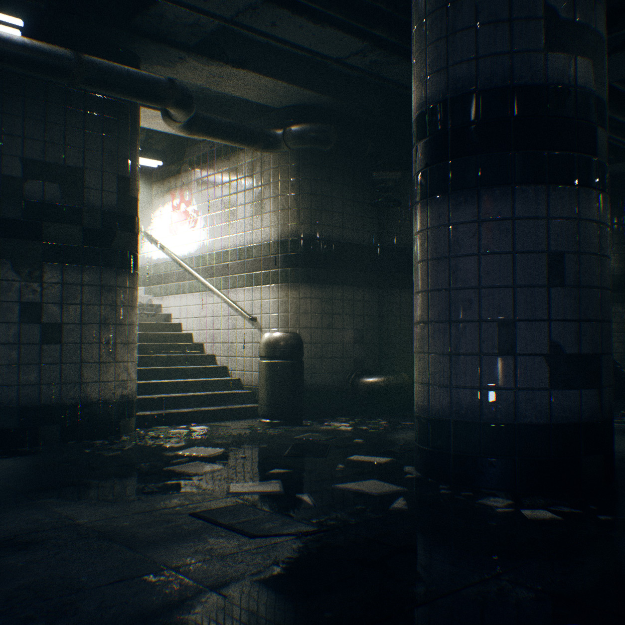 ArtStation - Lighting Practise on UE4 Reflection Scene