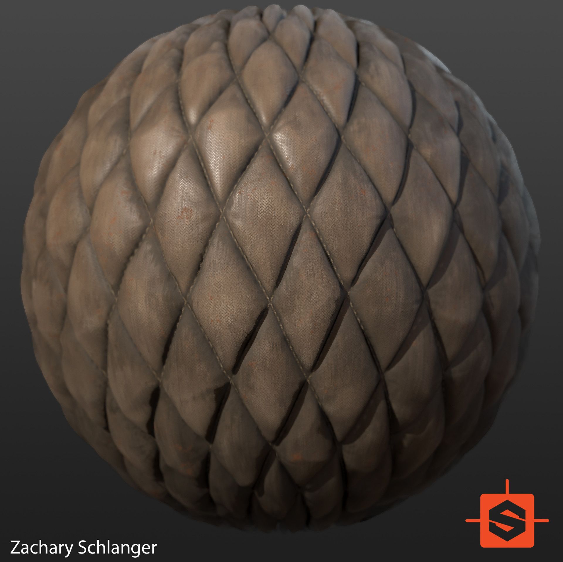 ArtStation - Painted Stylized Quilted Cloth