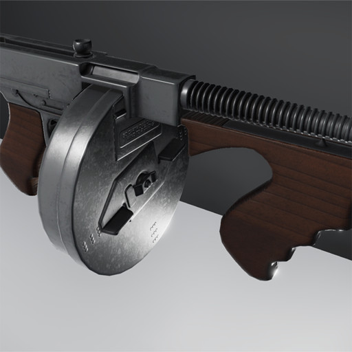 ArtStation - Thompson Submachine Gun