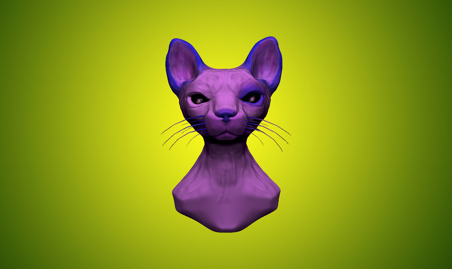ArtStation - My sphynx cat