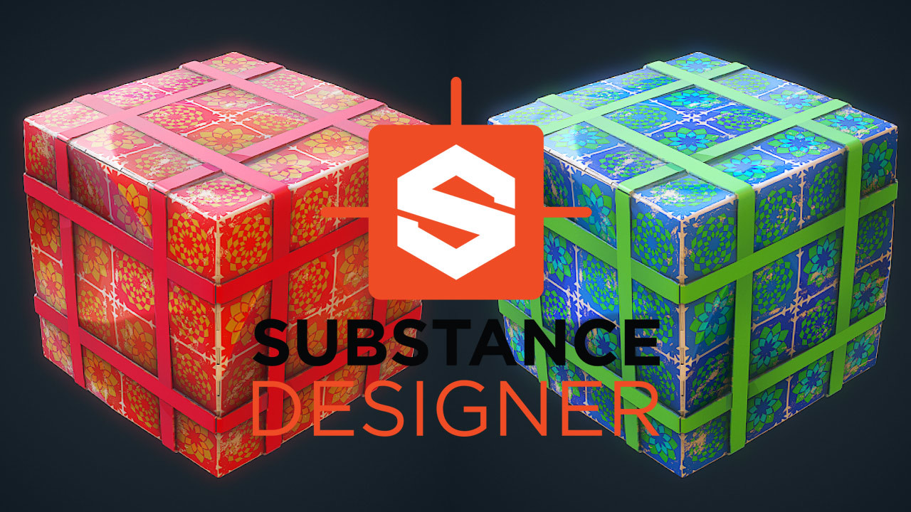 ArtStation - Gift Wrap Paper - Substance Designer