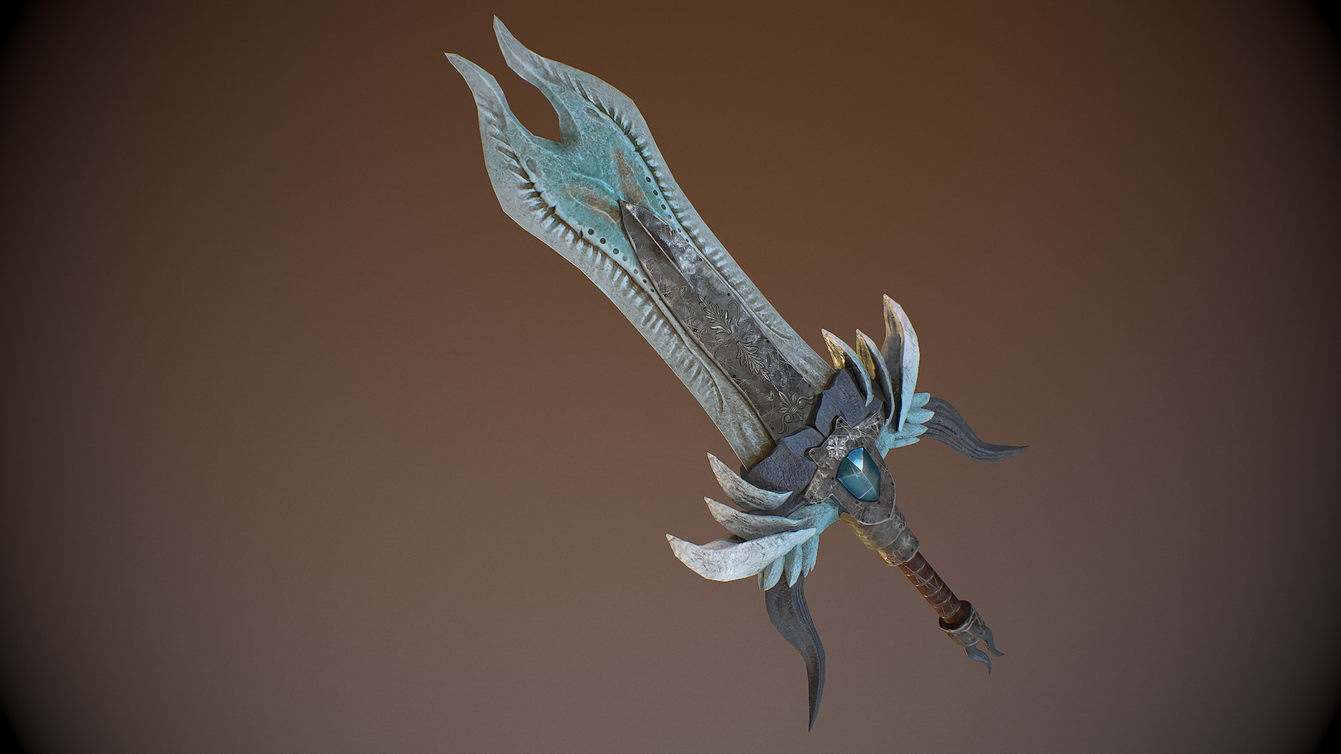 ArtStation - Frozen Ridge - Cryscalus Great Sword