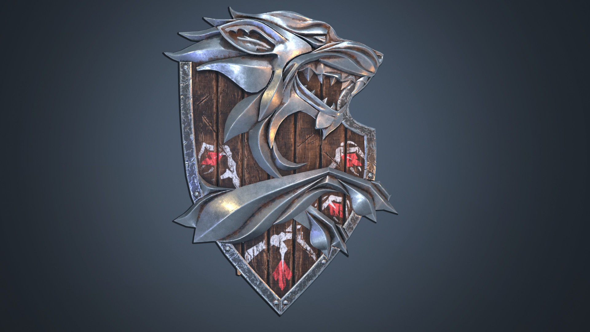 ArtStation - Stark's Shield (Game of thrones fan art)